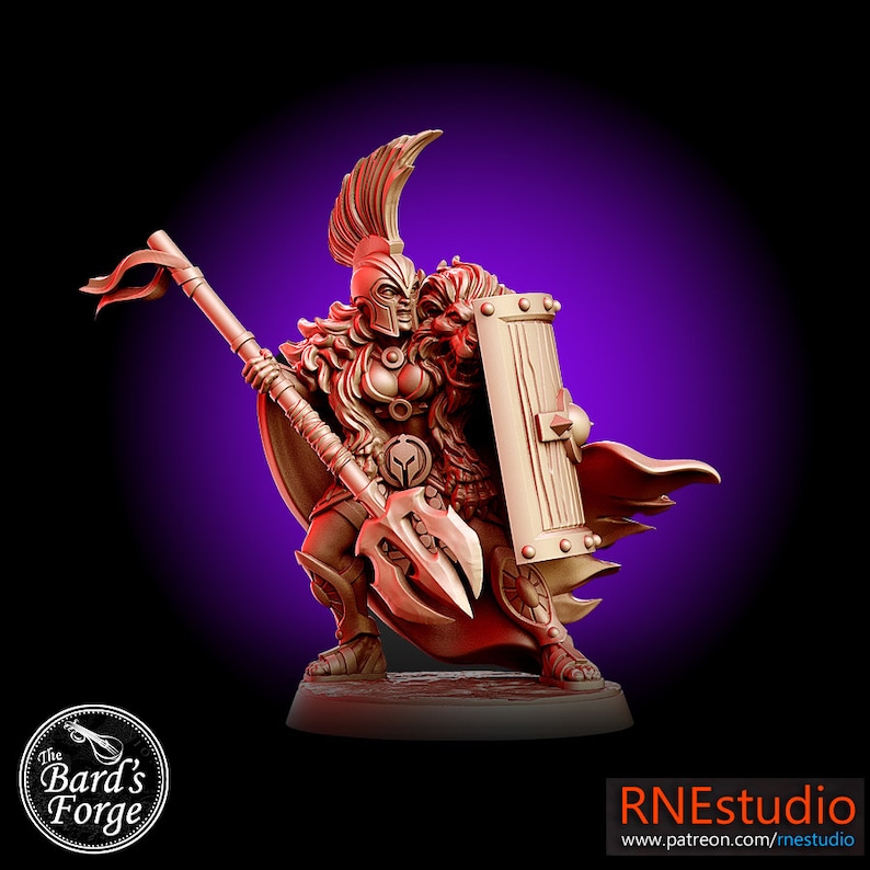 Aris Female Warrior 3D Resin Printed 28-32mm Miniature - Etsy