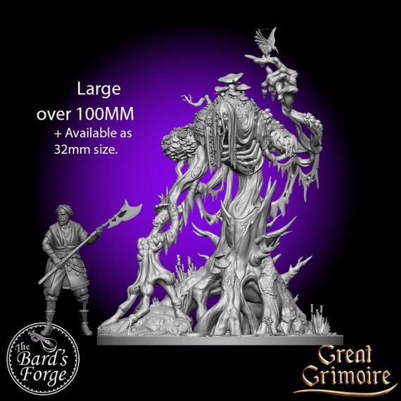 Wood Spirit Feywild Great Grimoire Miniature 3D Resin - Etsy
