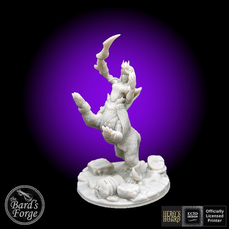 Lamia Egyptian Demon Mini 3D RESIN Printed 28-32mm Tabletop - Etsy