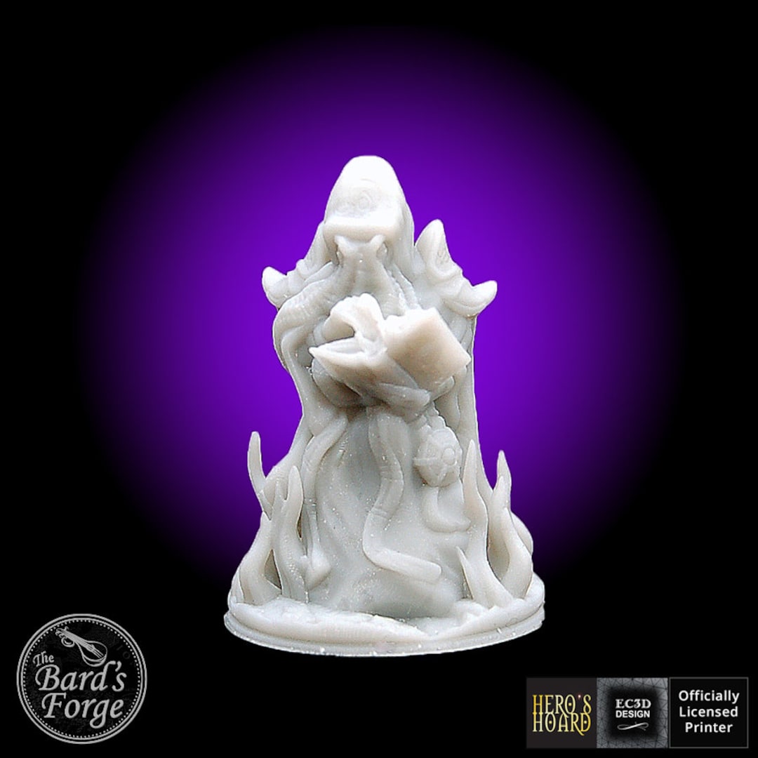 Mind Flayer Horror Outcast Cthulhu Illithid Miniature 3D Resin Printed ...