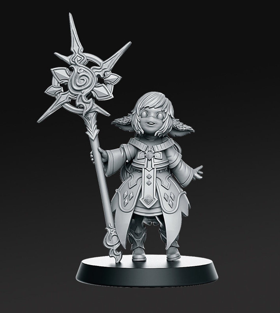 Shanty the Halfling Summoner • RN Estudio • 3D Resin Printed 28-32mm ...