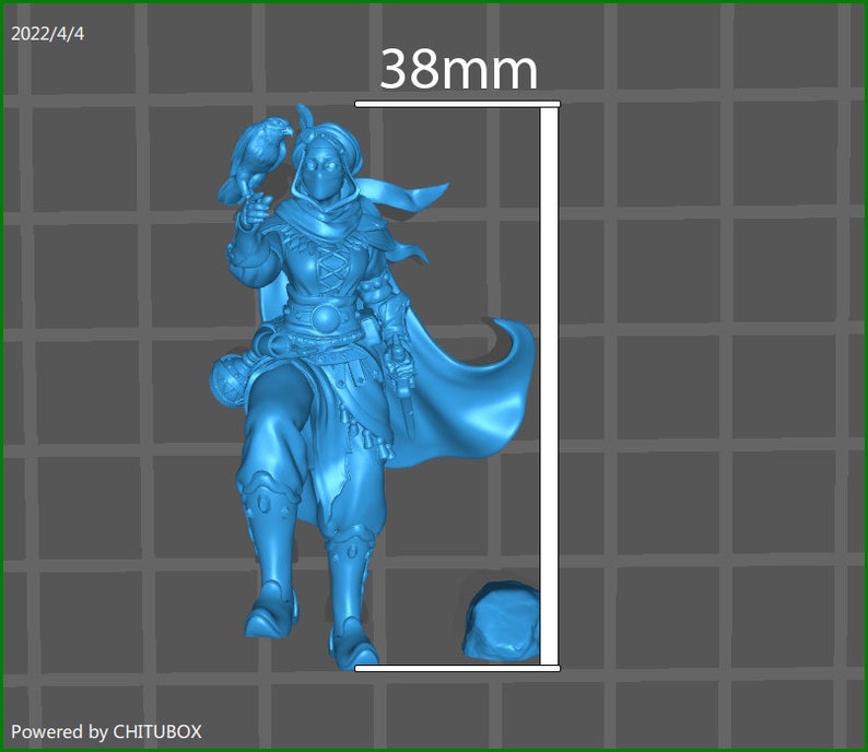 Leader of Desert Mercenaries Great Grimoire Miniature - Etsy