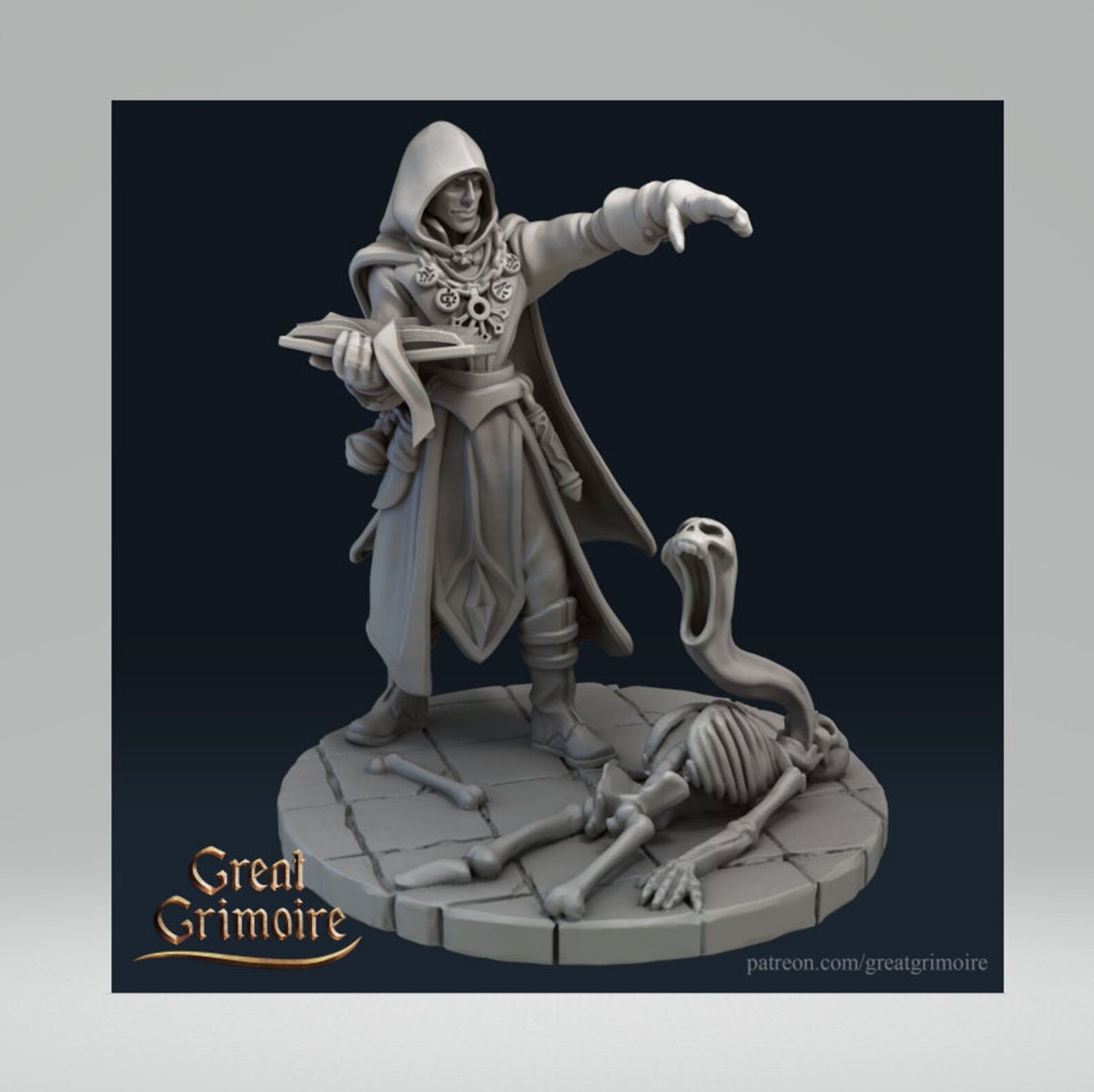 5pc Set Necromancer and Lab Props Miniature 3D Resin Printed - Etsy