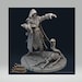 5pc Set Necromancer and Lab Props Miniature 3D Resin Printed 28-32mm ...