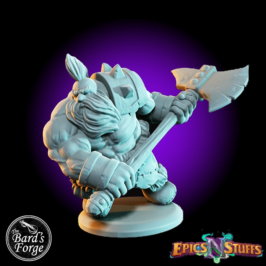 Miniature Toys Dwarf Rogue 01 Epics'N'Stuffs 3D Printed Resin Miniature ...