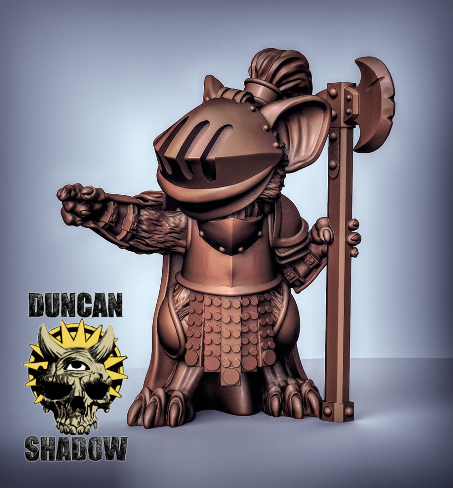 Mouse Folk Knights Paladin Miniature 3D Resin Printed 28-32mm - Etsy