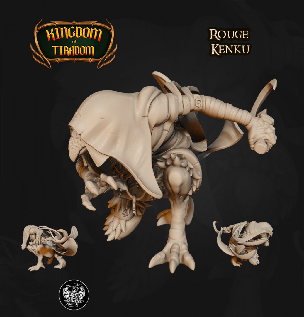 Kenku Rogue Assassin Theif Kingdom of Tiradom Miniature - Etsy