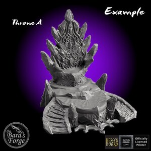 Ice or Crystal Shard Tribal Palace Throne Wilds of - Etsy