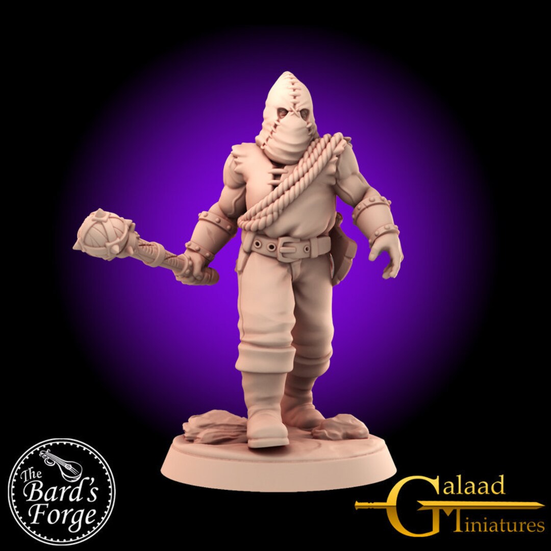 Assassin With Mace Rogue Thief • Galaad Miniatures • Into The Woods ...