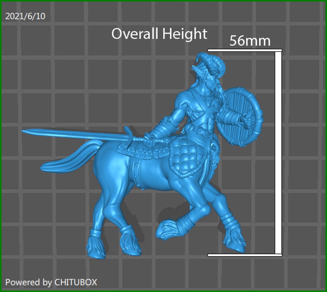 Centaur 6 Sagittarius Fey Feywild Galaad Miniatures | Etsy