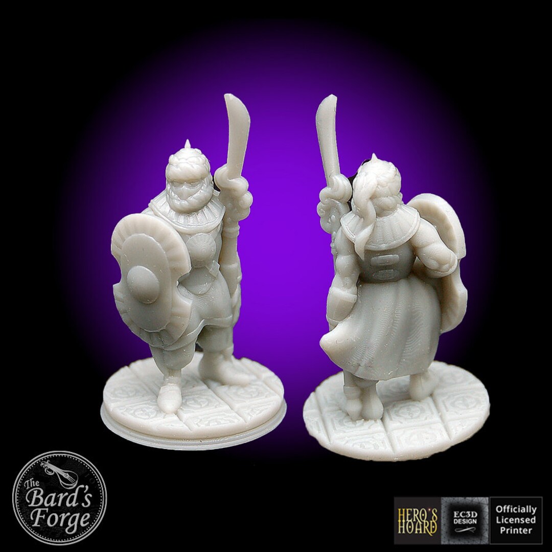 Palace Soldier Guard Spearman Mini 3D Resin Printed 28-32mm Tabletop ...