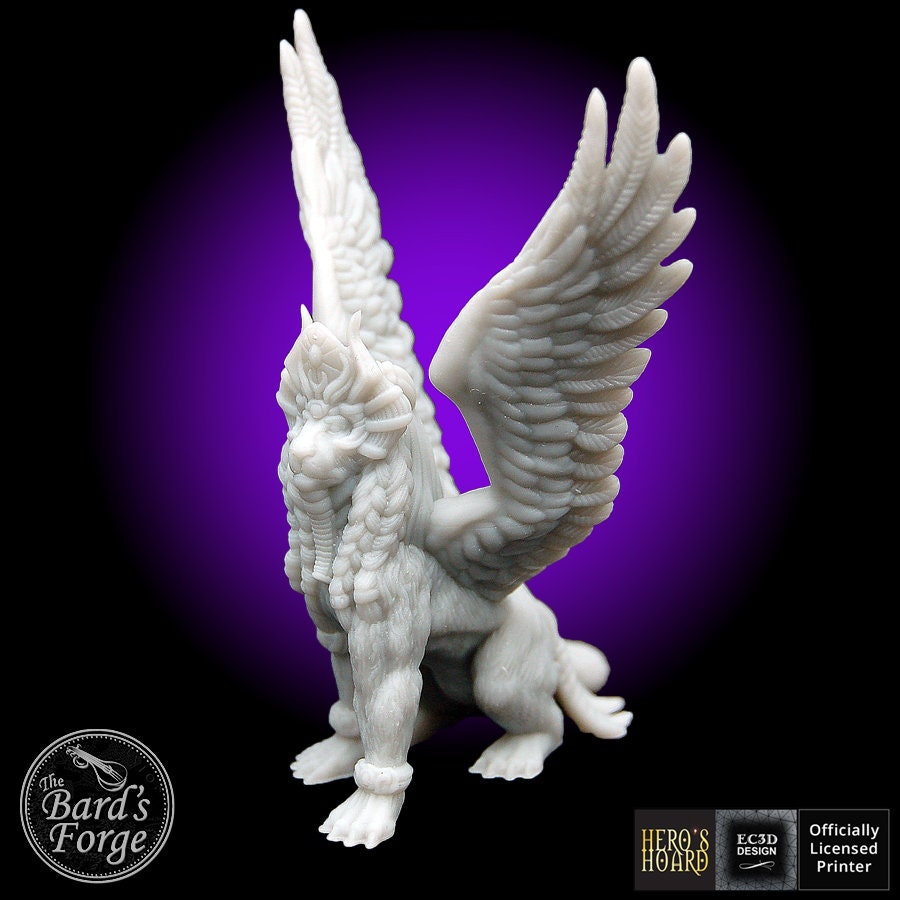 Egyptian Sphynx Encounter Monster Mini 3D RESIN Printed - Etsy