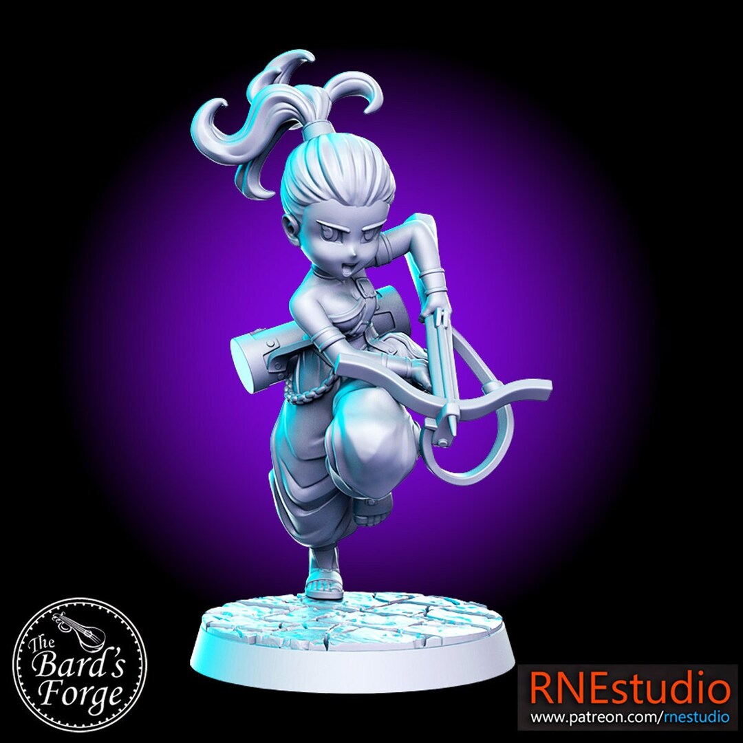 Bhesma Archer • Classic JRPG • RN Estudio • 3D Resin Printed 28-32mm ...