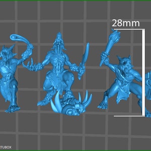 Icewind Kobolds • Cast N Play • Miniature •3D Resin Printed •tabletop ...
