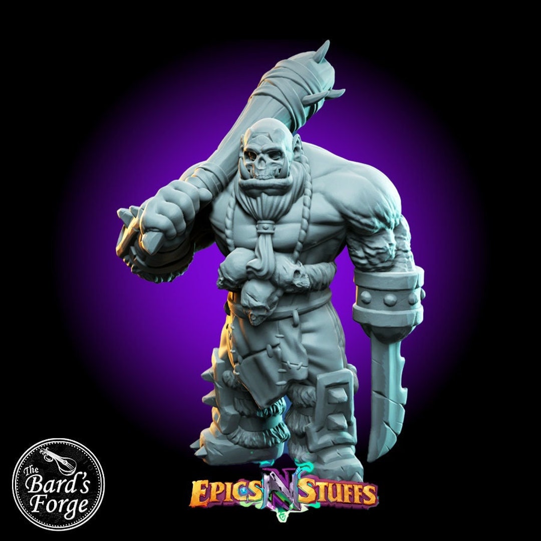 Orc Guard Warrior Variant 3 • Epics N Stuffs • Resin 3D Printed • 28 ...