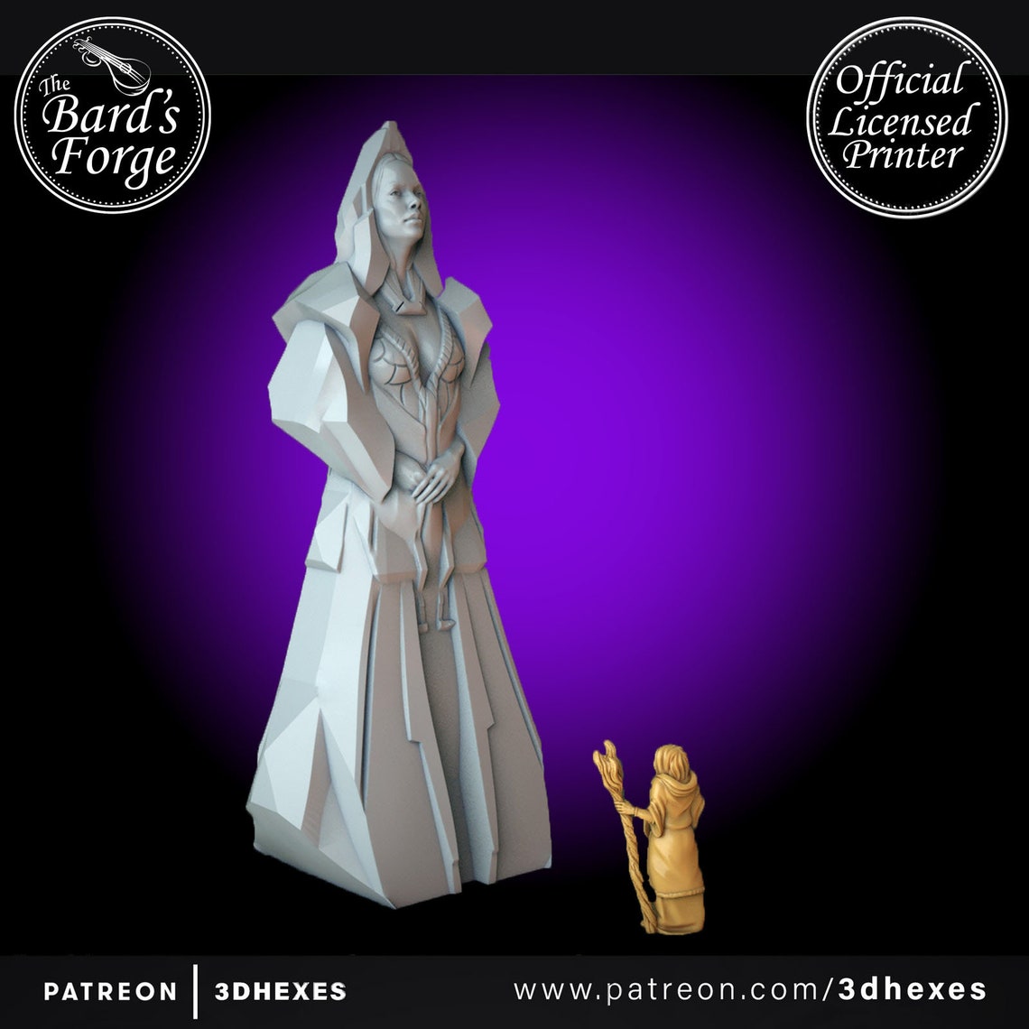 Priestess Statue 28mm/32mm Scatter Terrain,gaming,dungeons and Dragons ...