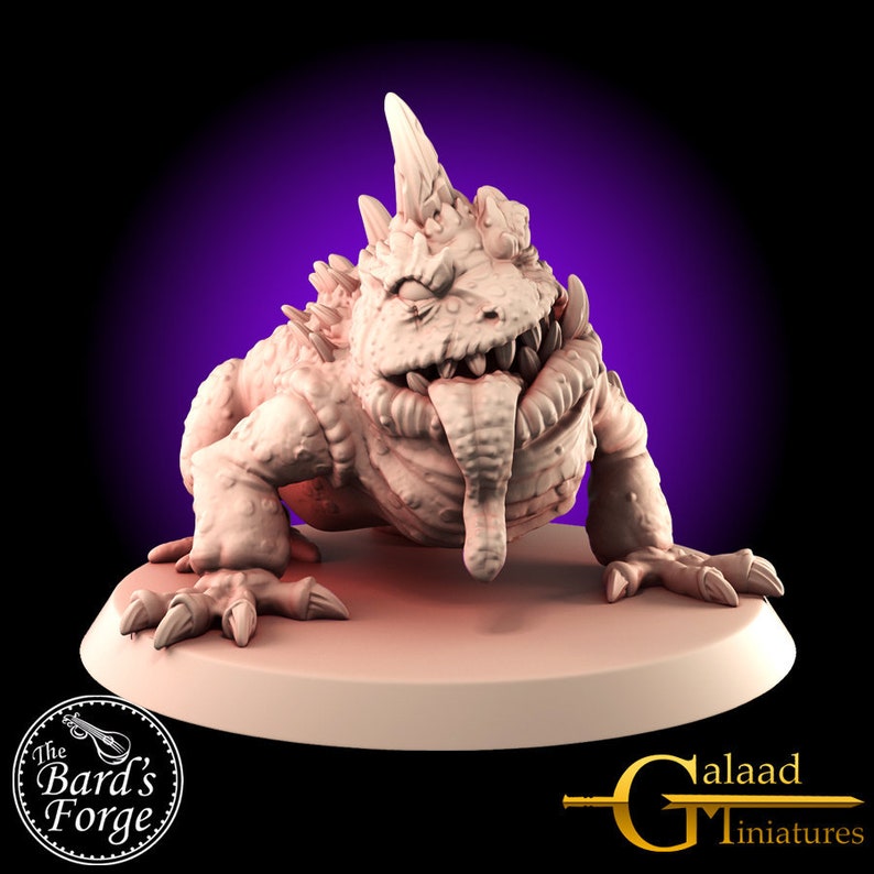 Giant Toad Beast Monster Galaad Miniatures Into the Woods - Etsy