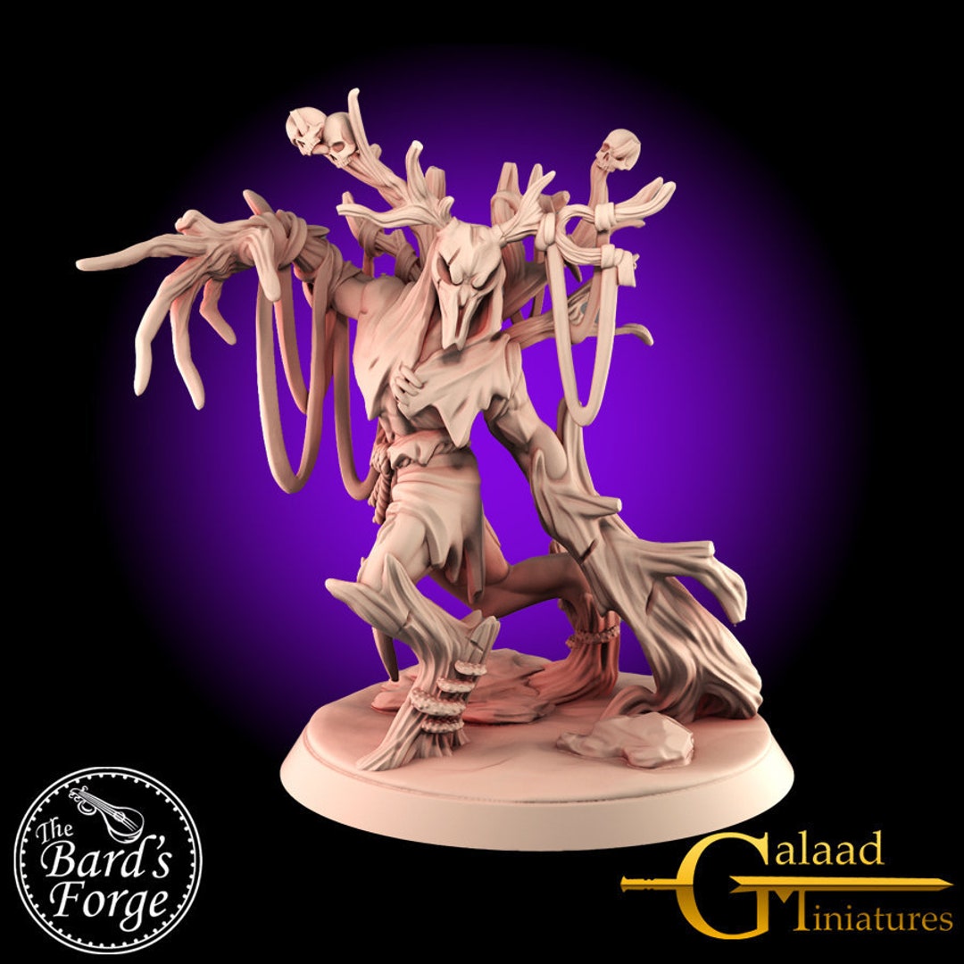 Wendigo Beast Monster Skin Walker • Galaad Miniatures • Into the Woods ...