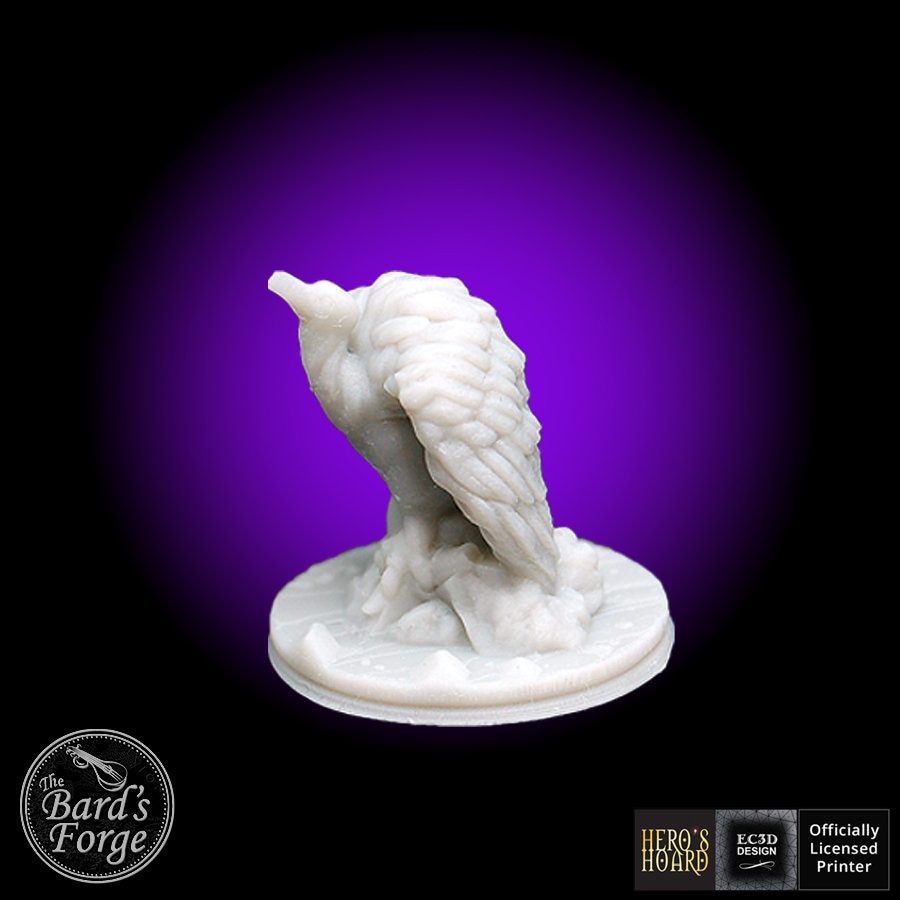 4pc Giant Vulture Buzzard Birds 3DRESIN Printed 28-32mm Tabletop ...