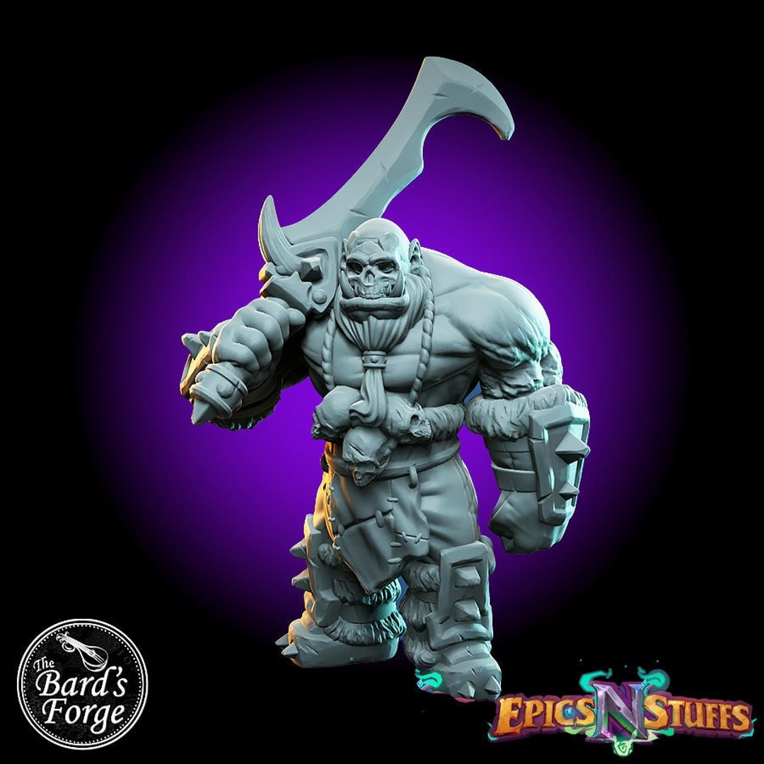 Orc Guard Warrior Variant 5 • Epics N Stuffs • Resin 3D Printed • 28 ...