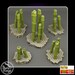 5pc Set Giant Magic Bamboo Plants 3D RESIN Printed 28-32mm Tabletop ...
