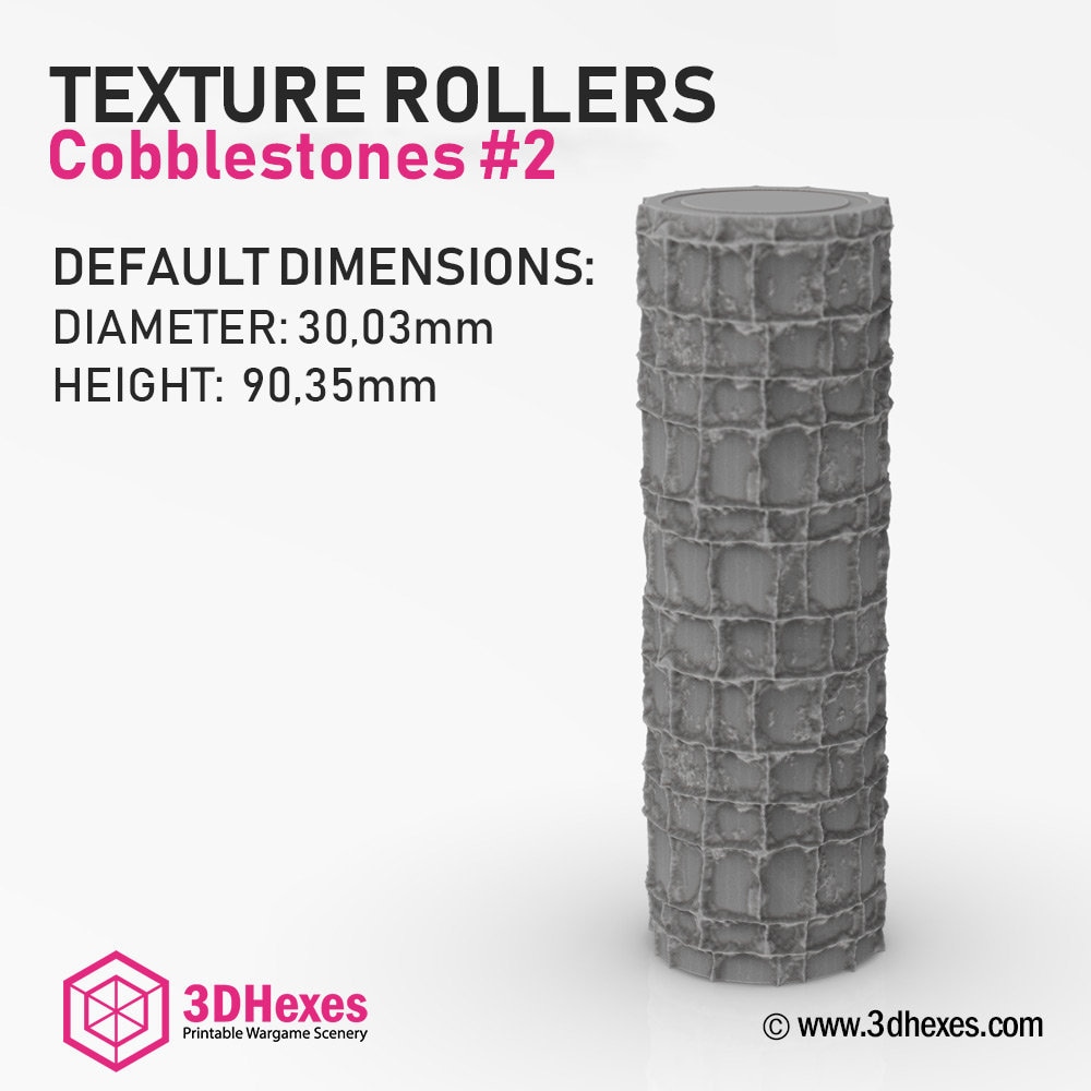Cobblestone Texture Roller 28-32mm Terrain D&D Dungeons and - Etsy Canada