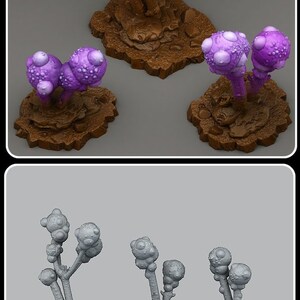 5pc Set Alien Bulbs 3D RESIN Printed 28-32mm Tabletop Scatter Terrain ...