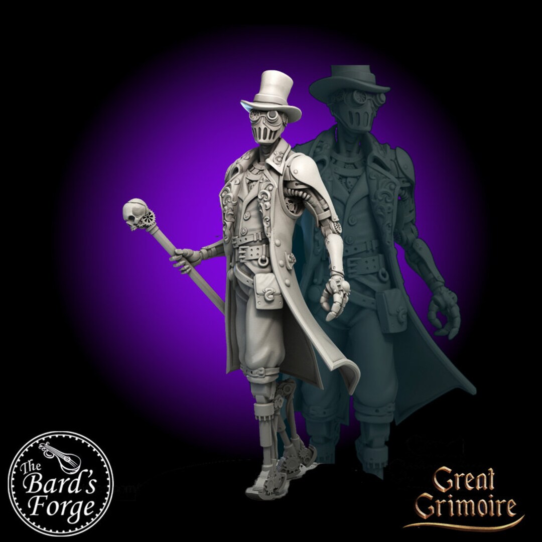 Andrew-Clockwork Automaton Miniature Great Grimoire 3D - Etsy.de