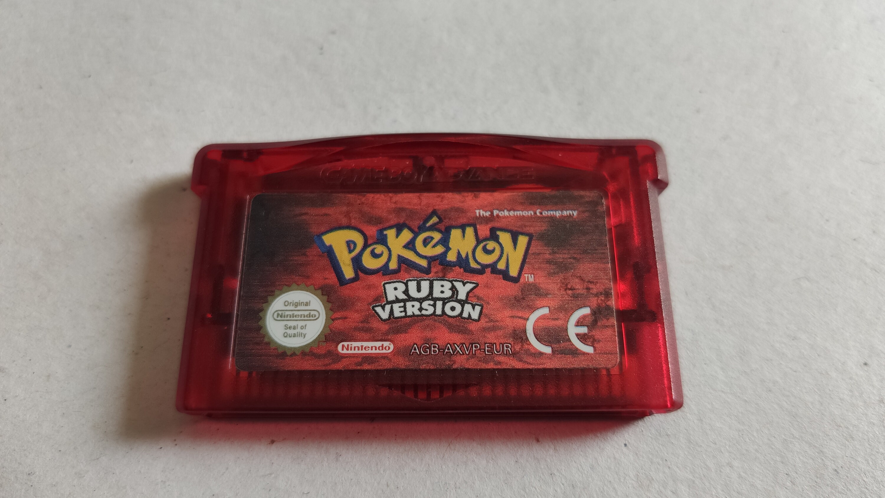 Pokemon Ruby Cartridge