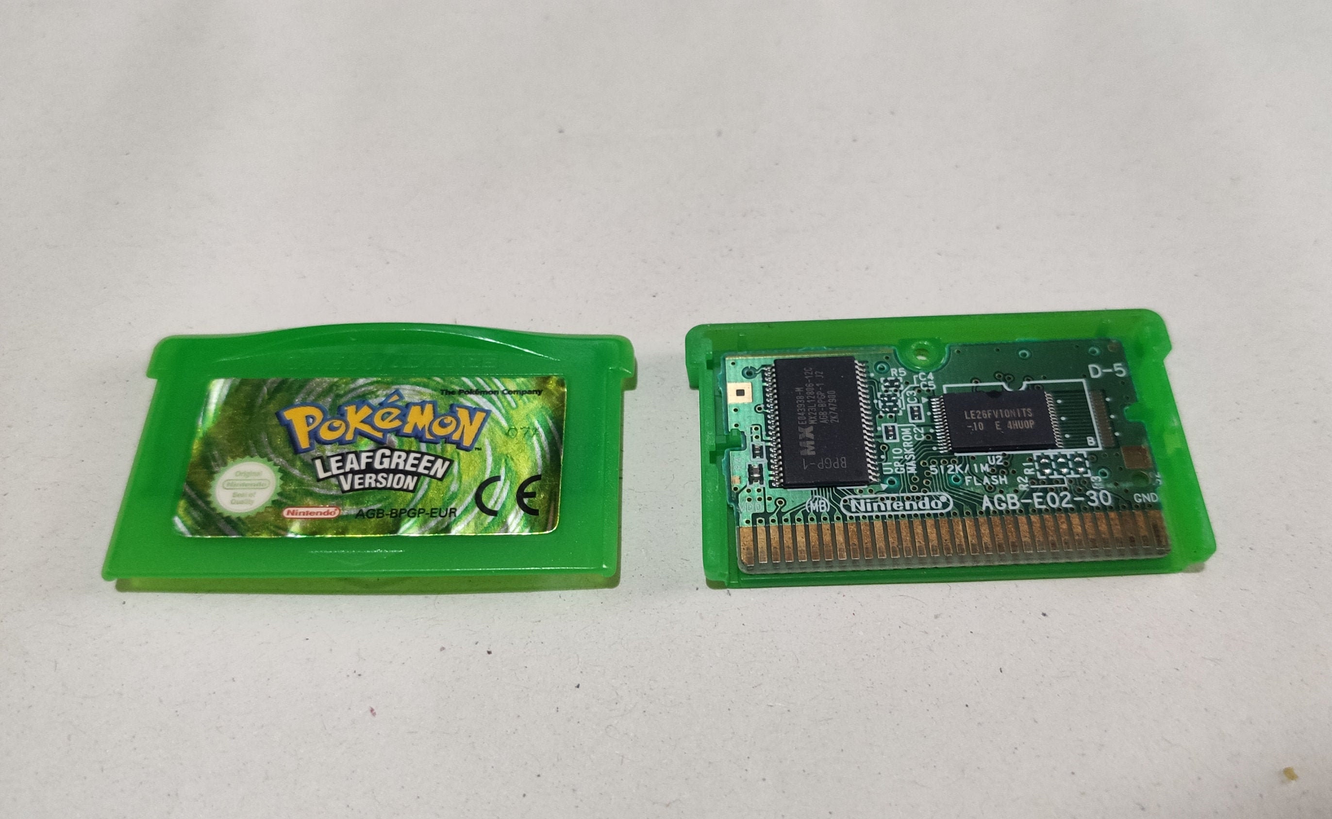 ORIGINAL AUTHENTIC Pokemon LEAF GREEN Version Gameboy Advance - TESTED ...