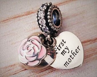 Pandora Charm Mother Rose - Etsy