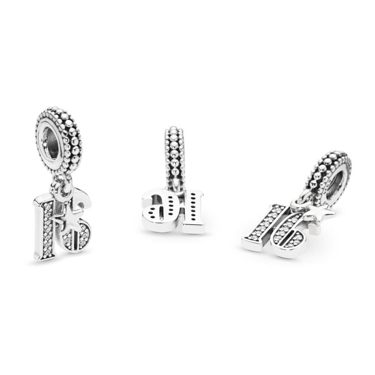 Pandora Charms 16 Years of Love Charm 797261CZ 16th Birthday - Etsy UK