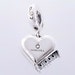 Pandora Grand Piano Heart Dangle Charm 799101C01 Charms for - Etsy UK