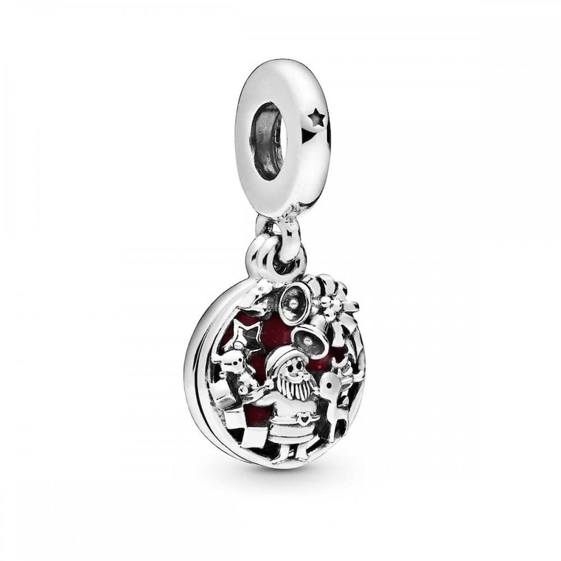 Pandora Santa Charms Love Peace Joy Dangle Charm 925 - Etsy UK