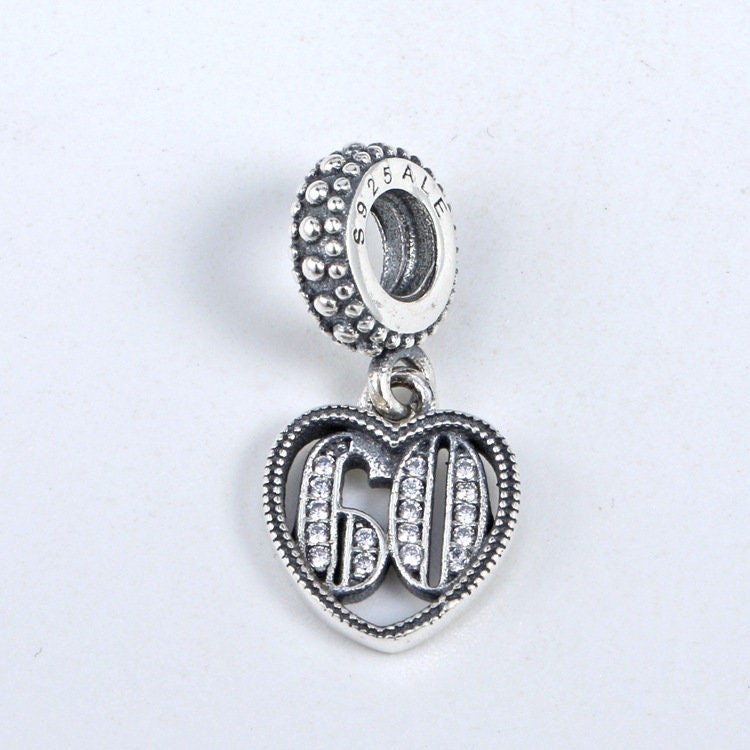 60th Birthday Pandora Charm