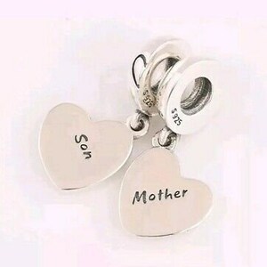 Pandora Mother and Son Heart Split Dangle Charm S925 ALE - Etsy