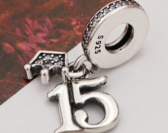 Pandora 15th Birthday Charm - Etsy