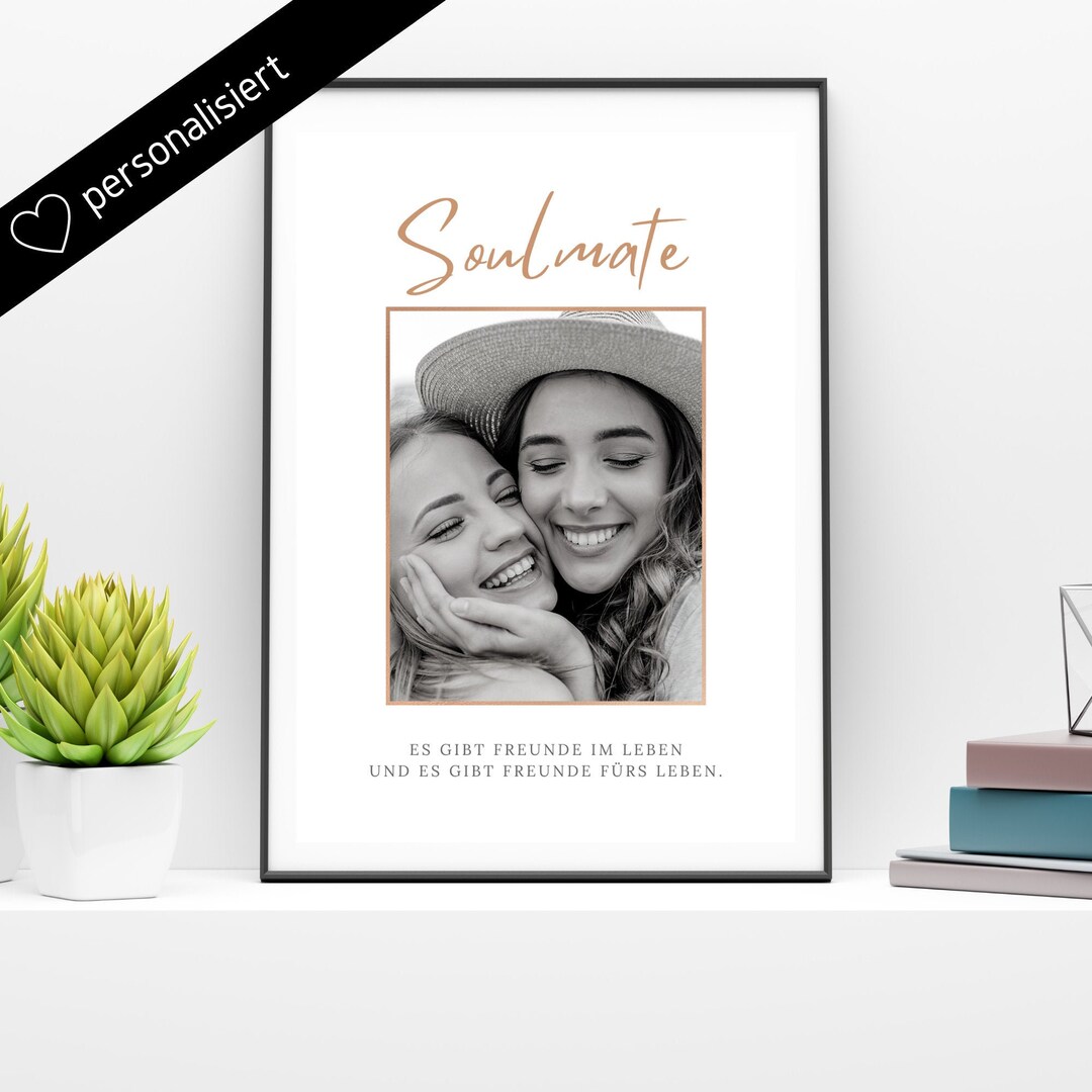 Affiche personnalisée Cadeau de Noël meilleur ami cadeau d'anniversaire ...
