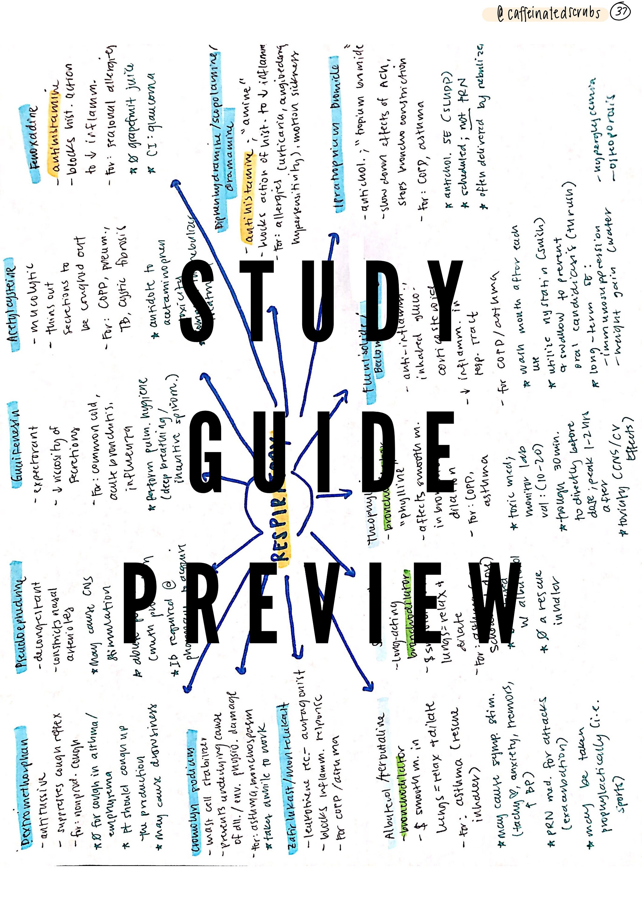 NCLEX-RN Study Guide Notes | 46 Page Study Sheet | PDF Digital File ...