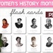 WOMEN'S HISTORY MONTH Flash Cards Printable for | Etsy