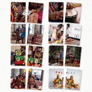 KWANZAA Montessori Picture Matching Activity, Toddlers Matching Game ...