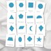 GEOMETRIC SHAPES Nomenclature Cards Montessori Inspired - Etsy