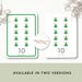 CHRISTMAS Counting Cards, Counter Cards, Count 1 to 10, Preschool Math ...