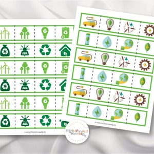 Earth Day Cutting Strips: Fine Motor Skills Activity (printable) - Etsy