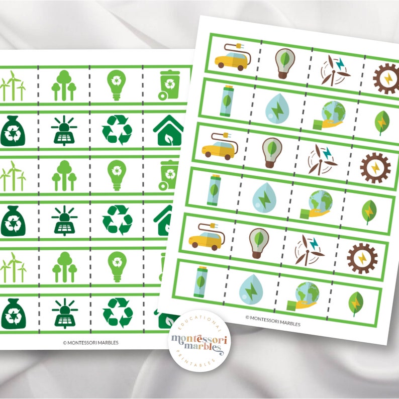 Earth Day Scissor Skills Printable | Eco-friendly Fine Motor Activity ...
