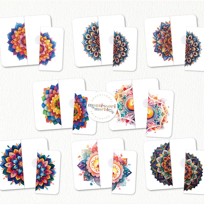 Diwali Rangoli Puzzle | Montessori Visual Discrimination Activity ...