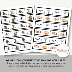 HALLOWEEN Cutting Strips for Prek Preschool Kindergarten Homeschool ...