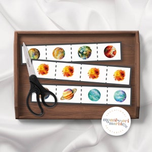 Solar System Cutting Strips | 4 Pages Scissor Practice | Space Theme ...