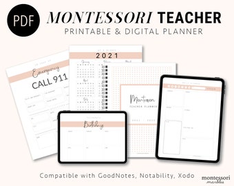 Printable Teacher Lesson Plan | Etsy