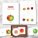 APPLES Magnifying Matching Game Montessori at Home Using - Etsy